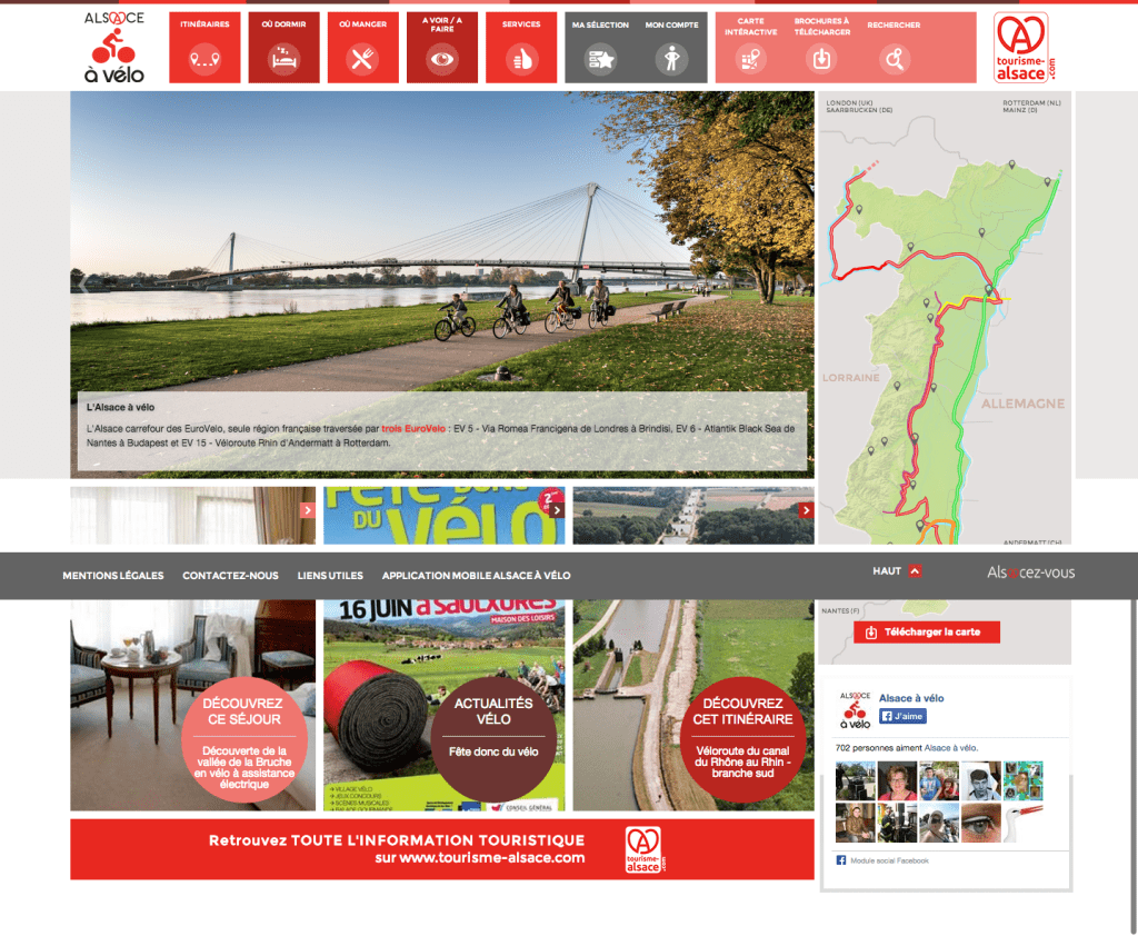 L'Alsace à vélo - Pistes Cyclables